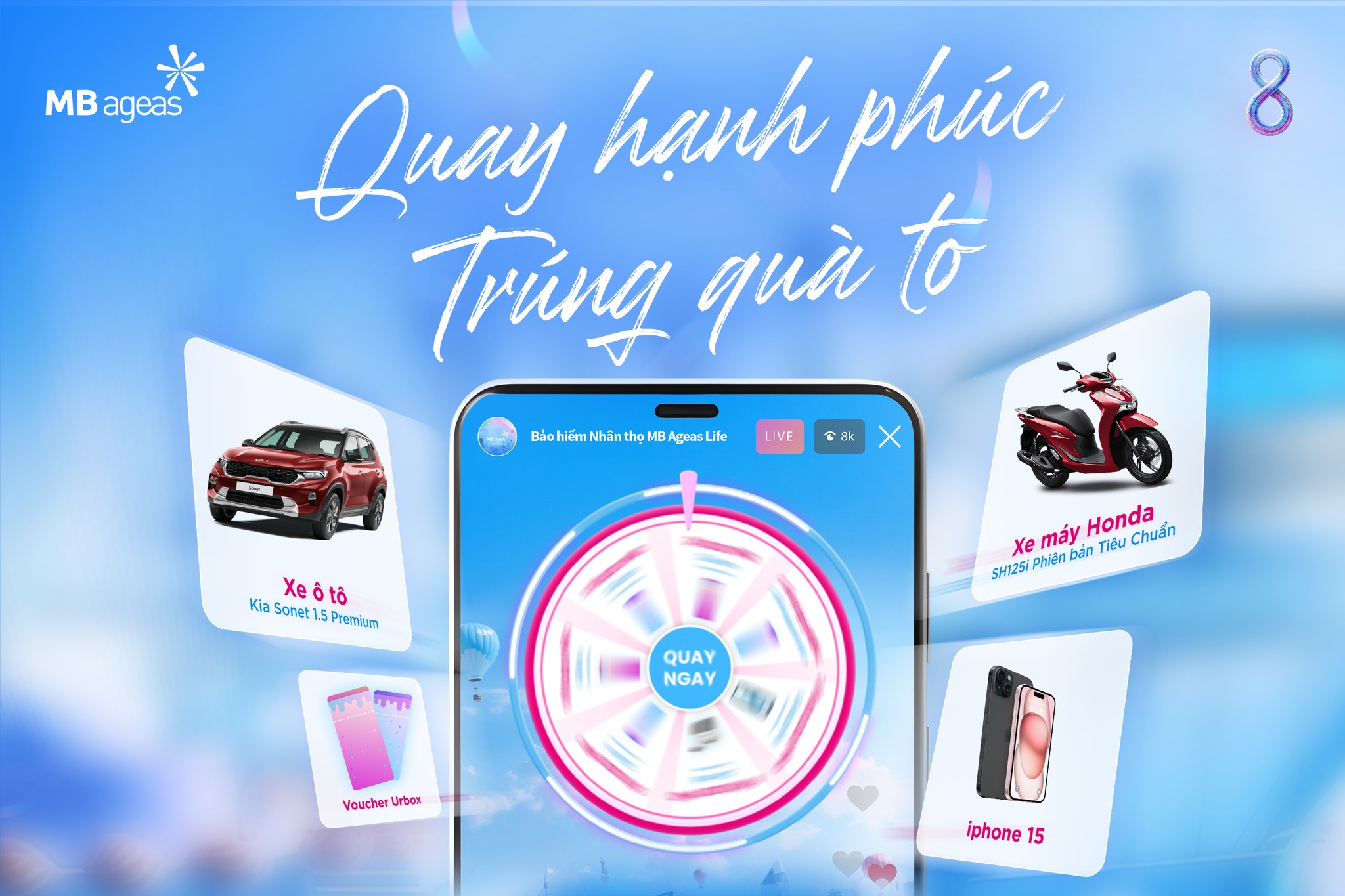 Sinh nhật 8 năm: Chuỗi giá trị MB Ageas Life gửi trao trên hành trình ...