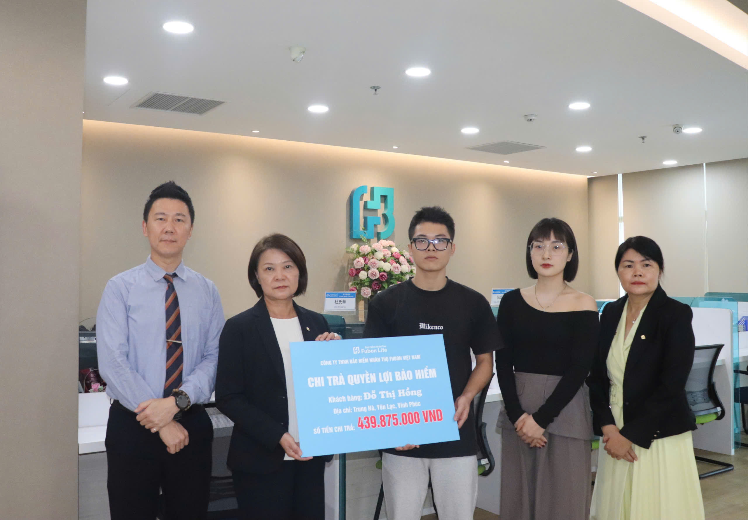 Fubon Life Việt Nam chủ động chi trả hơn 439 triệu đồng quyền lợi bảo ...